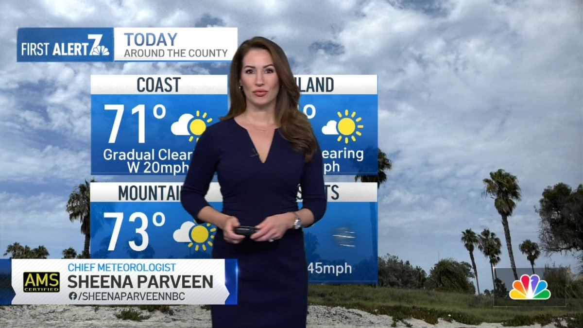 San Diego weather today: Sheena Parveen’s morning forecast for May 23, 2025 – NBC 7 San Diego