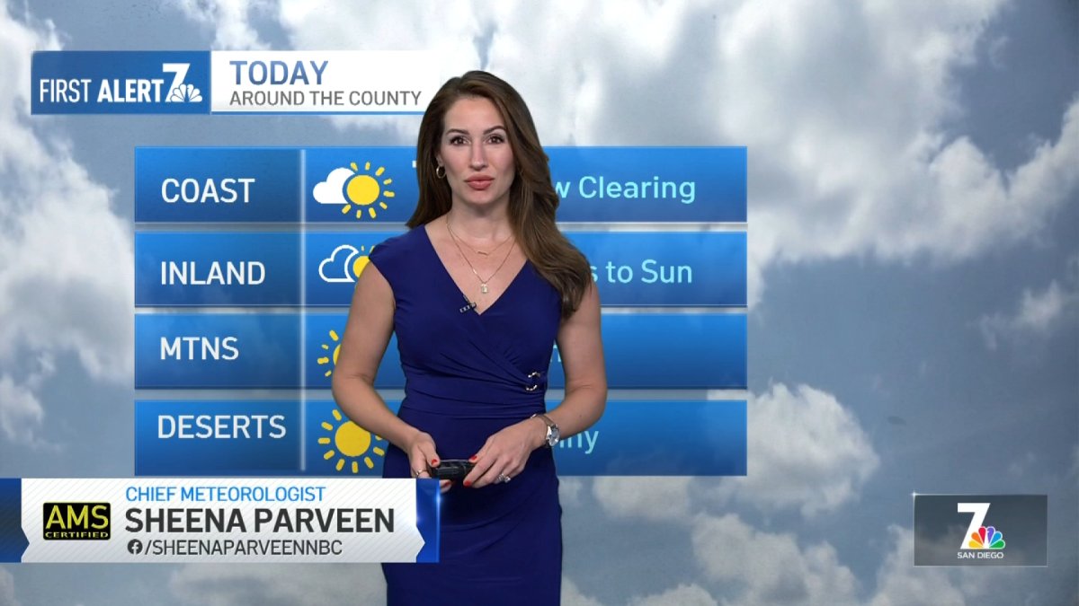 San Diego weather today: Sheena Parveen’s forecast for May 30, 2025 – NBC 7 San Diego