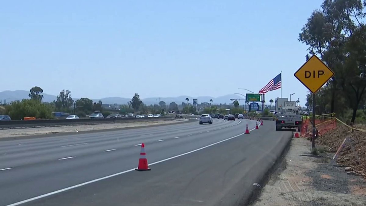 State Route 52 roller coaster is getting smoothed out – NBC 7 San Diego