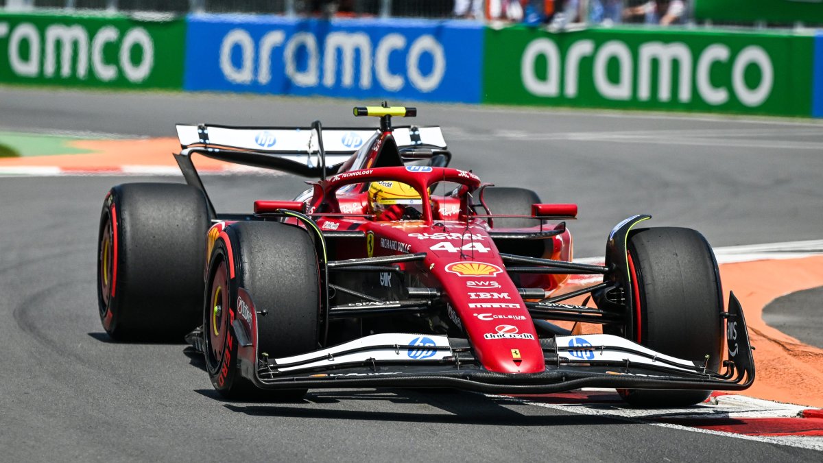 Lewis Hamilton reacts after running over groundhog during F1 race – NBC ...