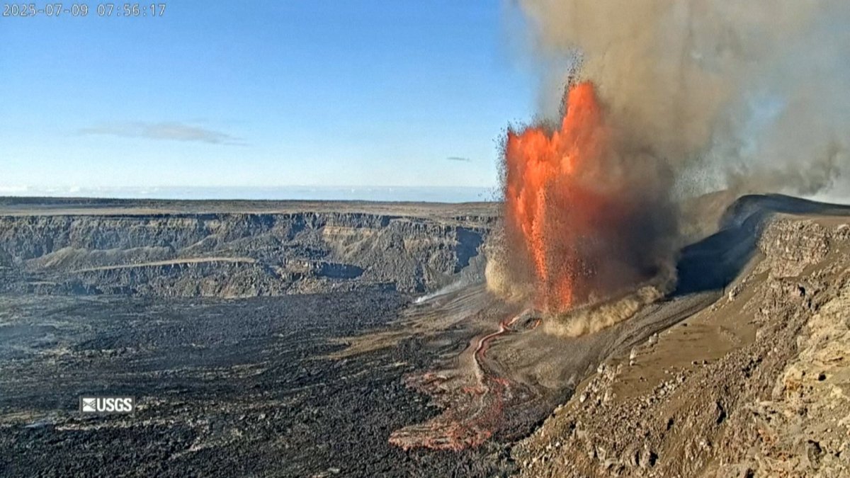 Hawaii’s Kilauea volcano shoots 1,000 foot lava fountains – NBC 7 San Diego