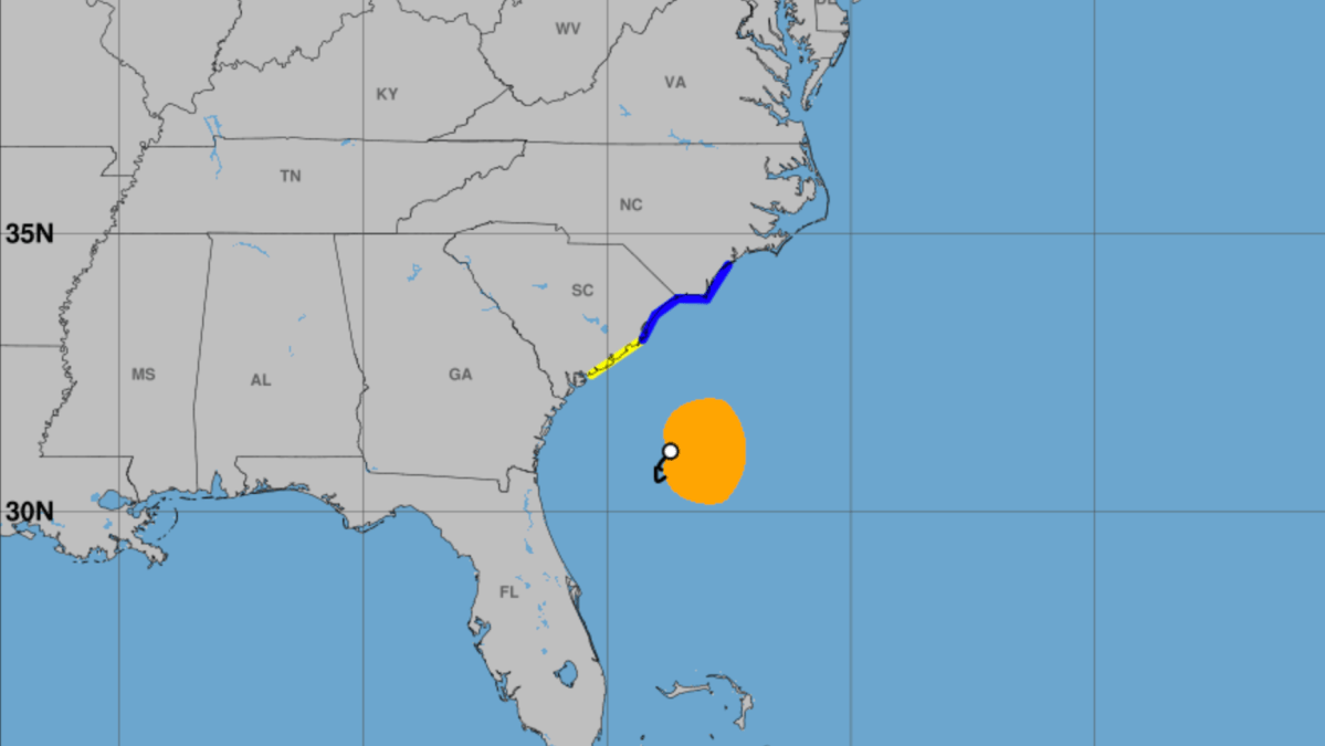 Tropical Storm Chantal makes landfall in South Carolina – NBC 7 San Diego