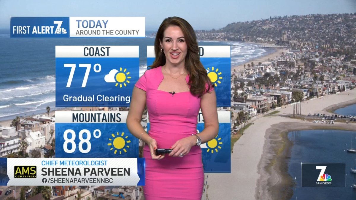 San Diego weather today: Sheena Parveen’s forecast for July 8, 2025 – NBC 7 San Diego