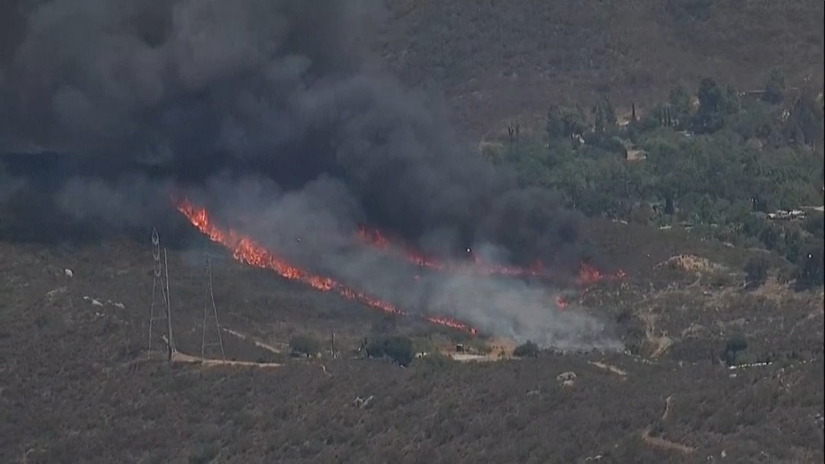 Evacuations ordered for Steele Fire burning in Jamul – NBC 7 San Diego