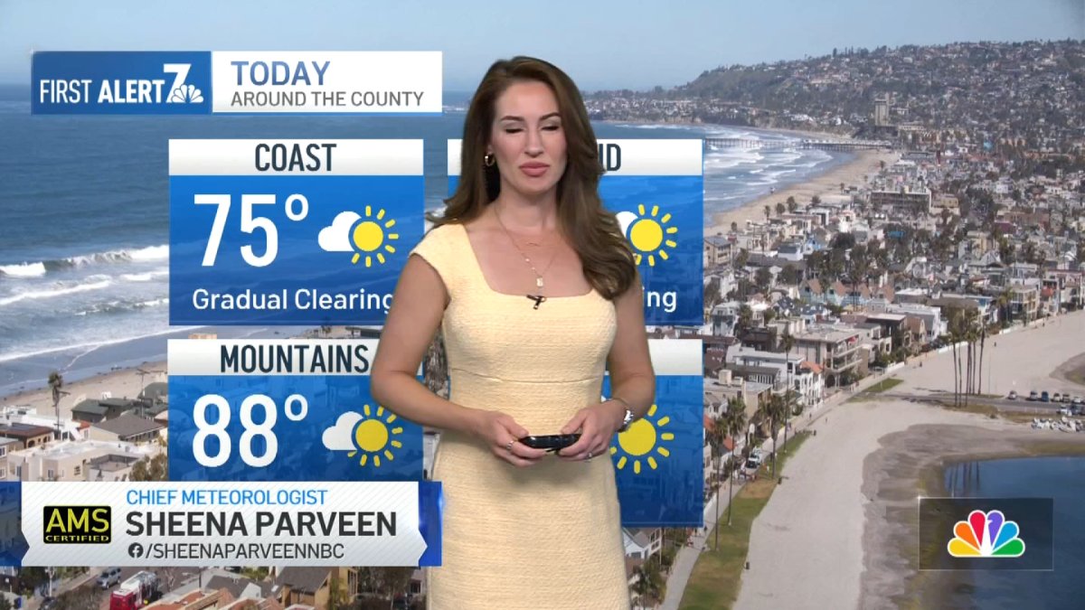 San Diego weather today: Sheena Parveen’s forecast for July 14, 2025 – NBC 7 San Diego