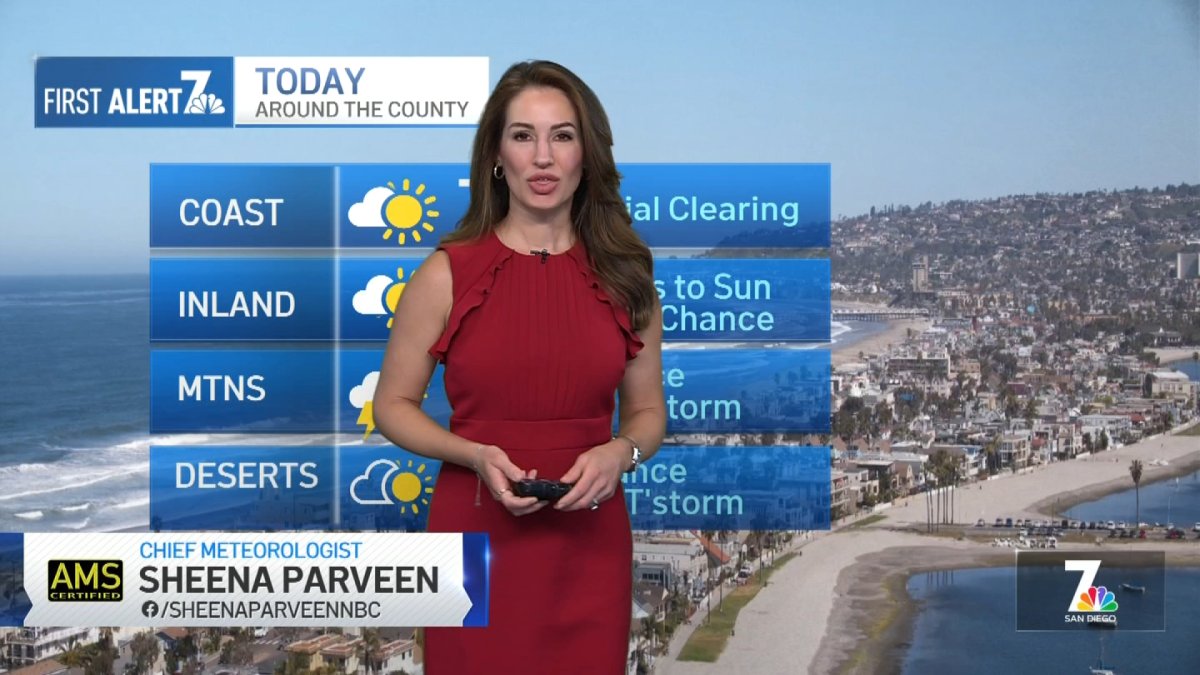 San Diego weather today: Sheena Parveen’s forecast for July 17, 2025 – NBC 7 San Diego