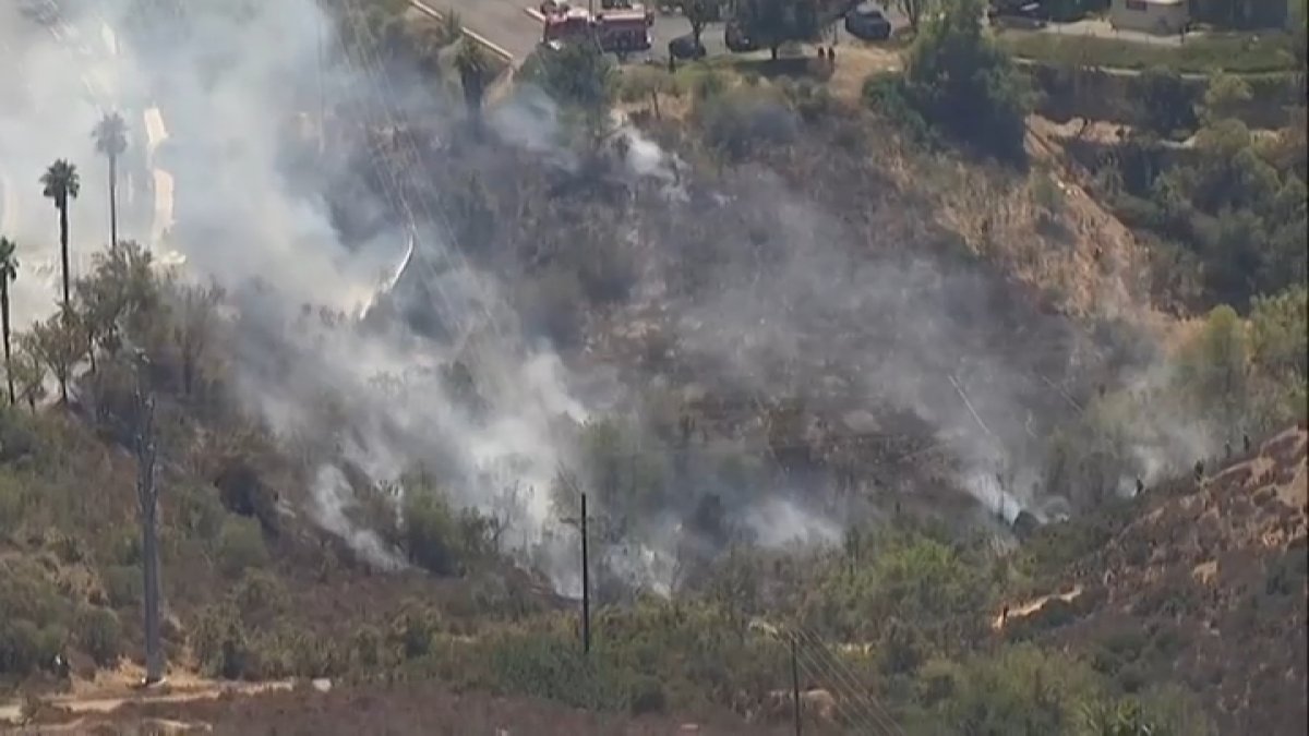 Crews make quick work of small fire near San Ysidro in south San Diego – NBC 7 San Diego