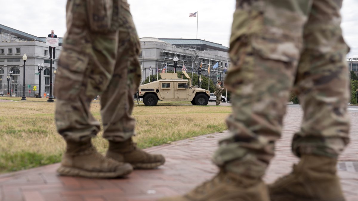 National Guard troops in D.C. to begin carrying firearms – NBC 7 San Diego