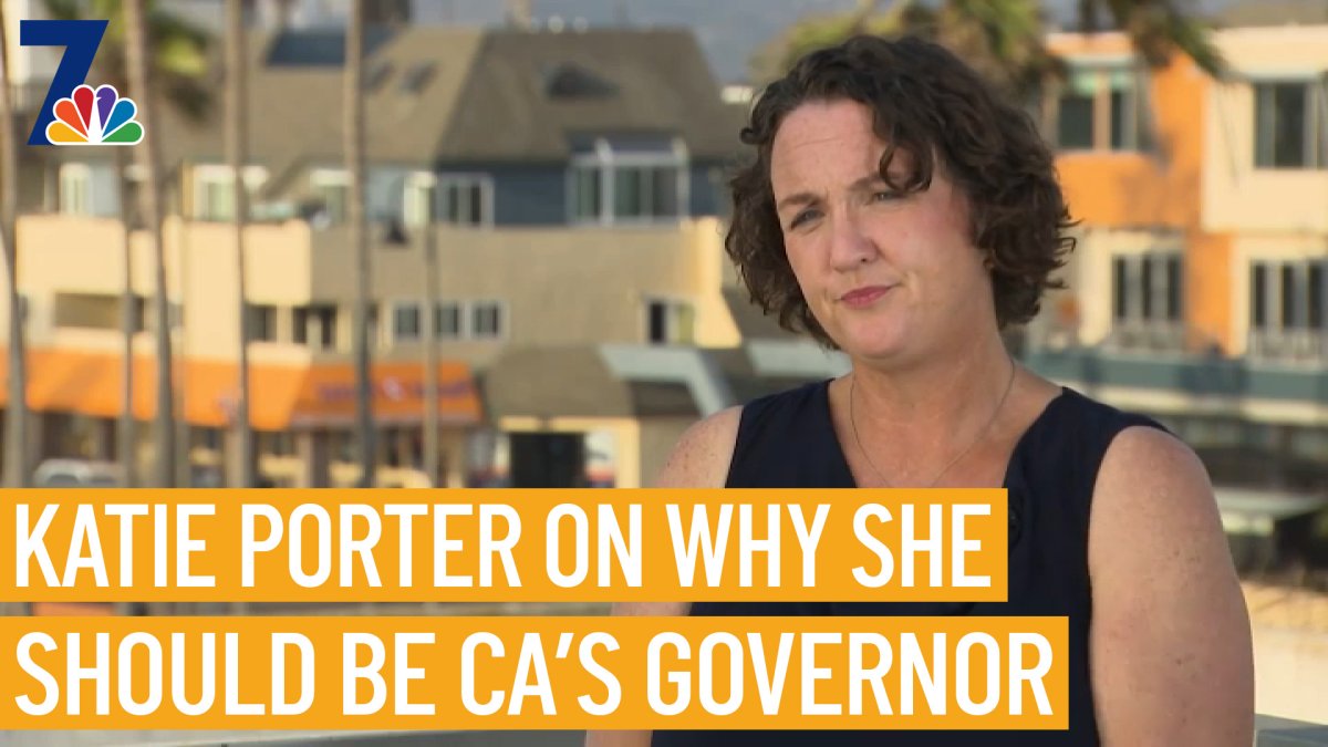 Porter believes she’s best candidate for California governor – NBC 7 ...