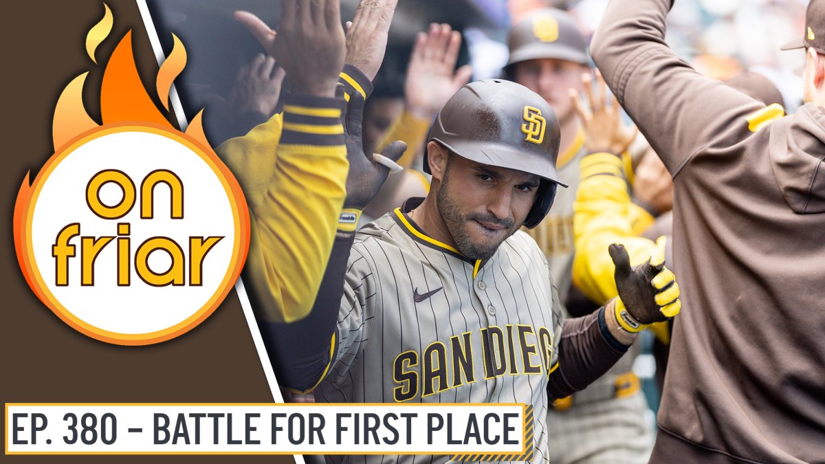 On Friar Podcast: Padres in First Place, Top Spot at Stake in Clash ...