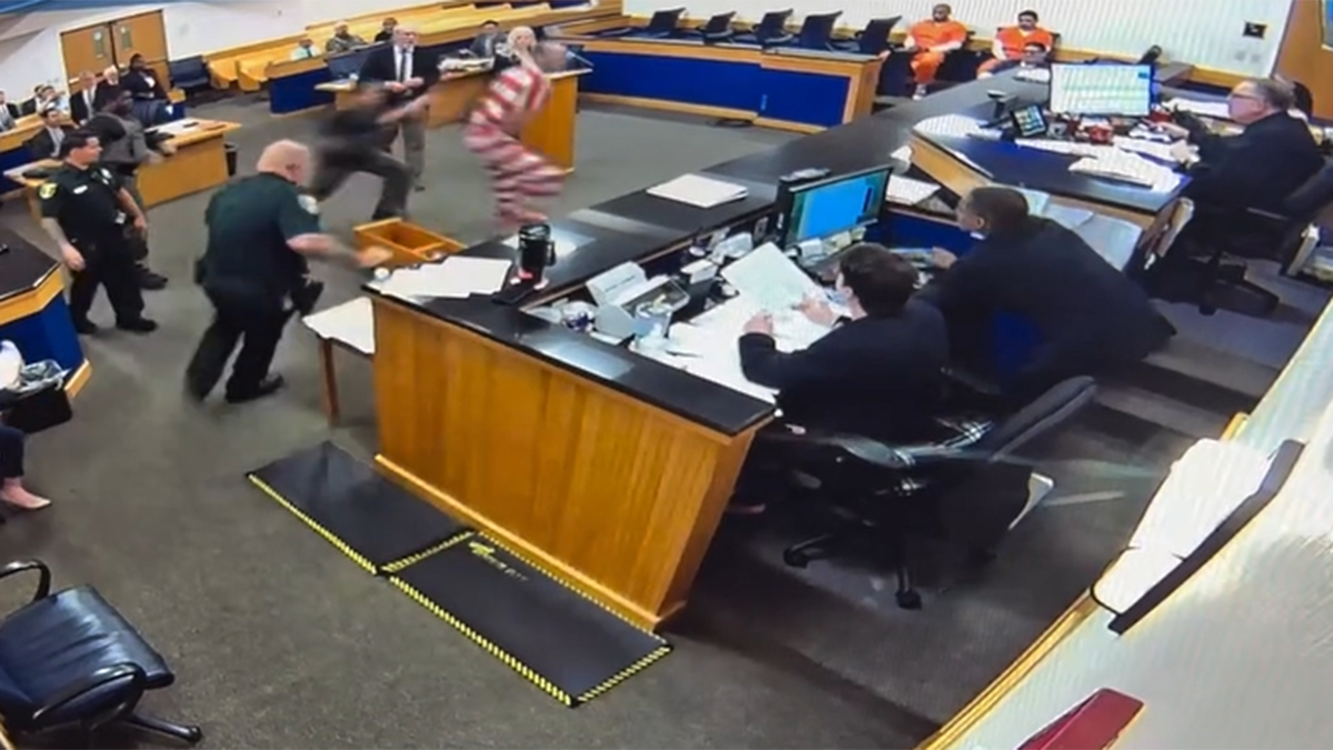 Video shows inmate spitting at and trying to attack judge – NBC 7 San Diego