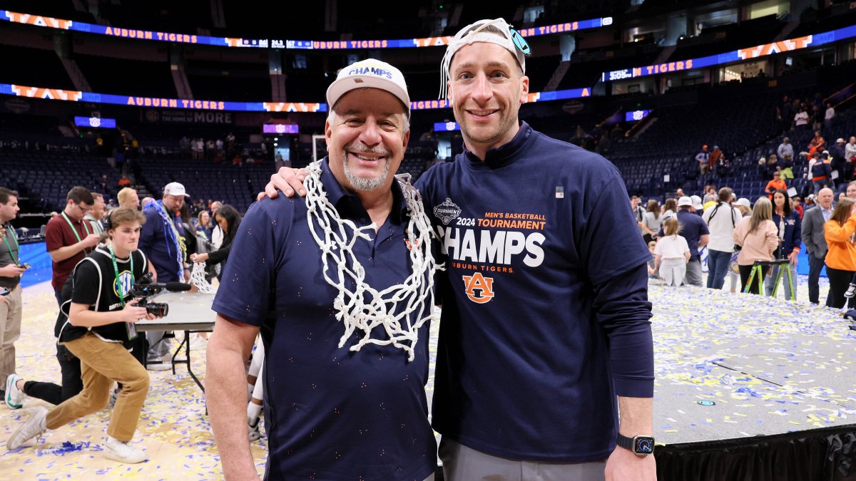 Auburn coach Bruce Pearl retires as son Steven takes over role – NBC 7 ...