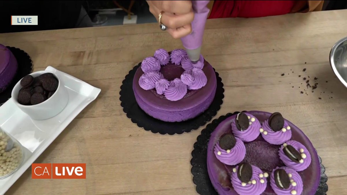 Learn to make Whisk Cake Creations’ famous Ube Oreo Cheesecake! – NBC 7 ...