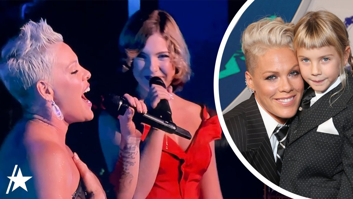 Pink’s daughter Willow gets standing ovation after performing with her ...