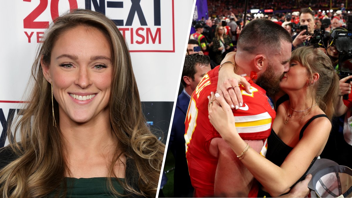 Kylie Kelce shares her daughters’ reaction to Taylor Swift and Travis Kelce’s engagement – NBC 7 ...
