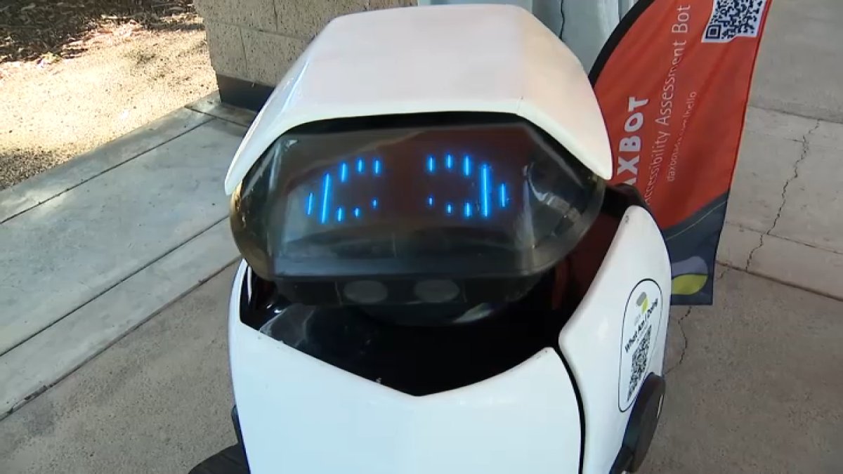 Robots roaming around Irvine to check sidewalks and curb ramps – NBC 7 ...