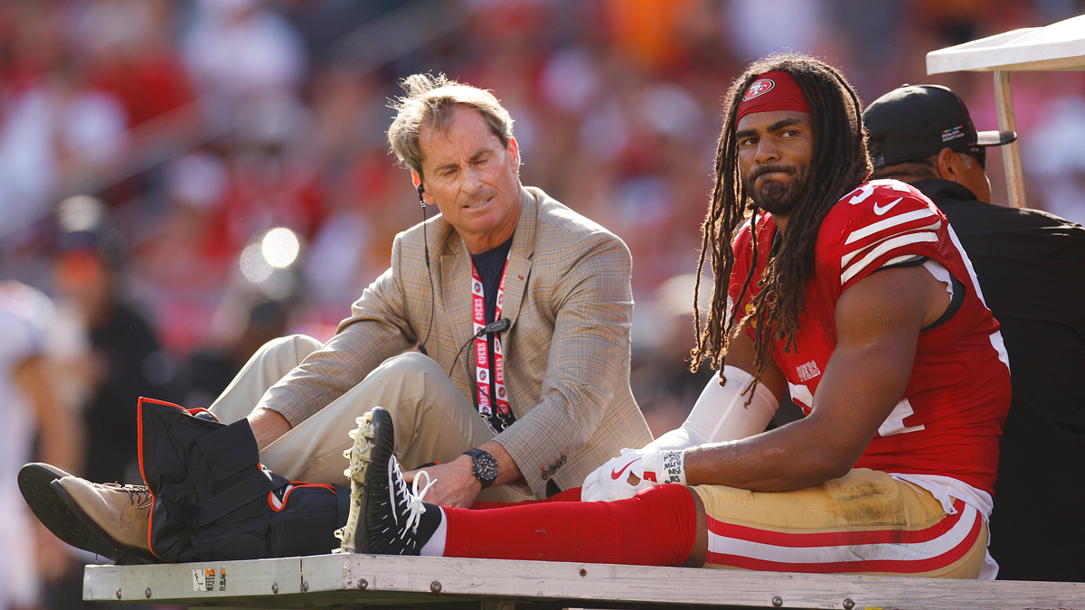 49ers’ Fred Warner sustained dislocated, broken right ankle – NBC 7 San ...