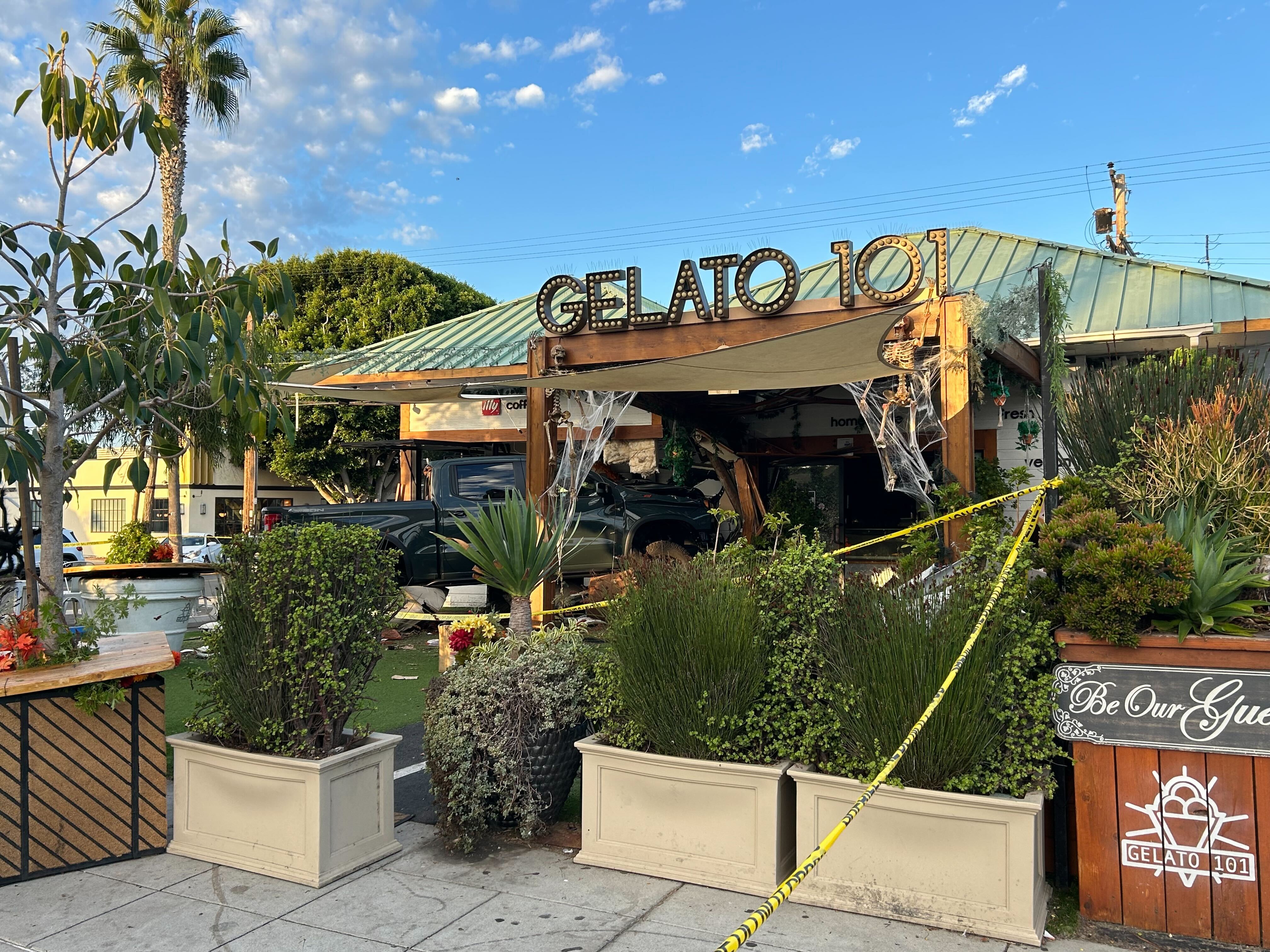 Boy injured after truck crashes into Encinitas gelato shop – NBC 7 San Diego