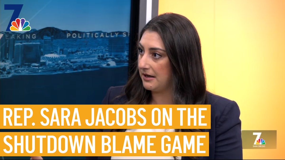Rep. Sara Jacobs on the shutdown blame game – NBC 7 San Diego