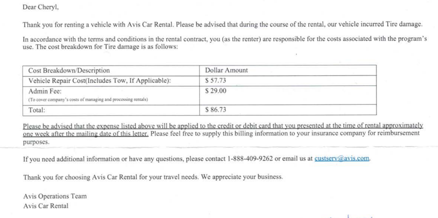 Avis tells Escondido woman her rental was damaged — a year later – NBC ...