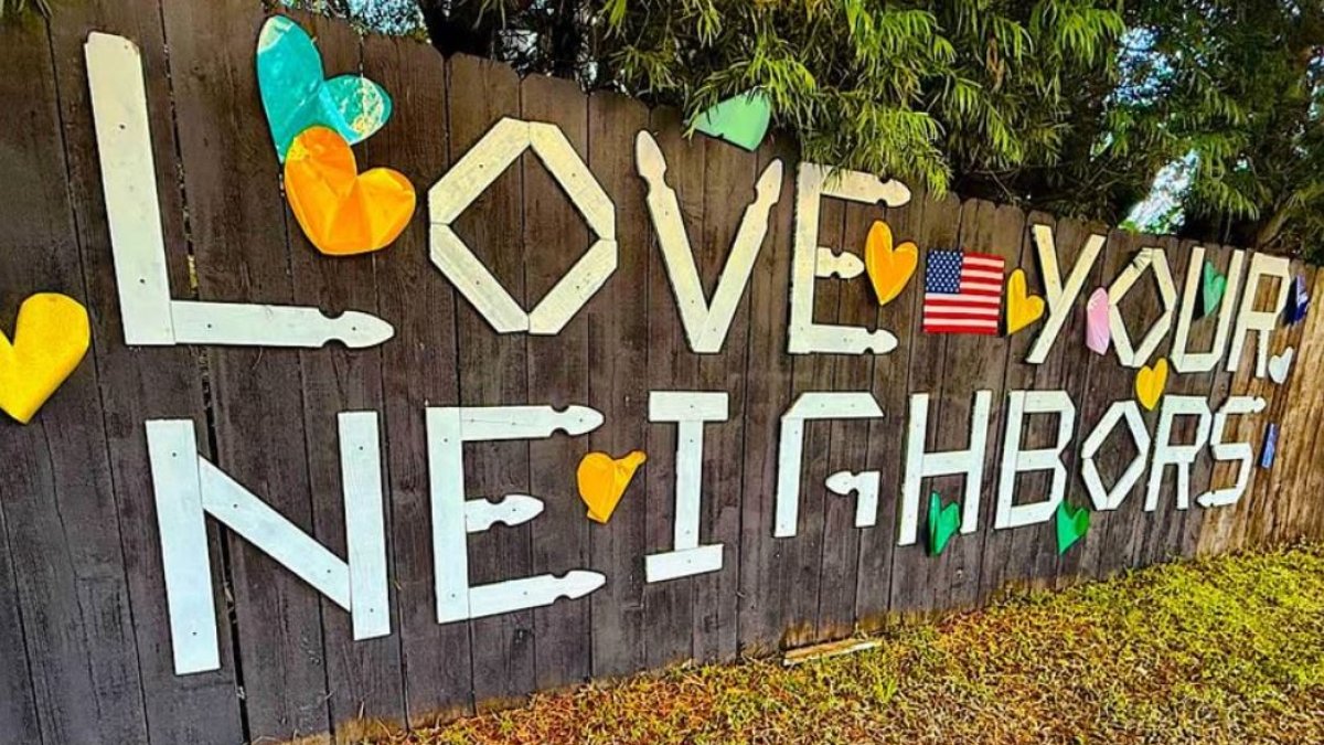 ‘Love your neighbors’ sign in Encinitas asked by city to be taken down ...