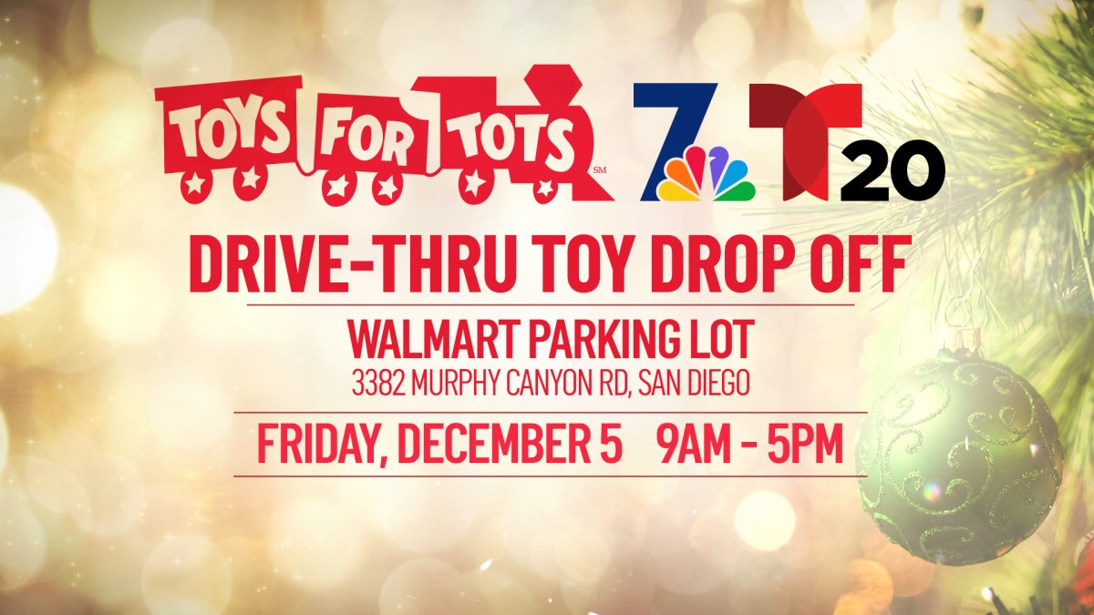 Drop off a toy Friday at NBC 7 & Telemundo 20’s Toys for Tots drive ...