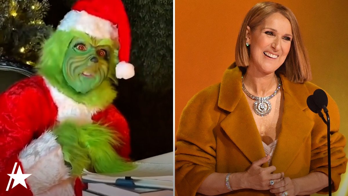 Céline Dion sings ‘All by Myself’ dressed as The Grinch on Christmas ...