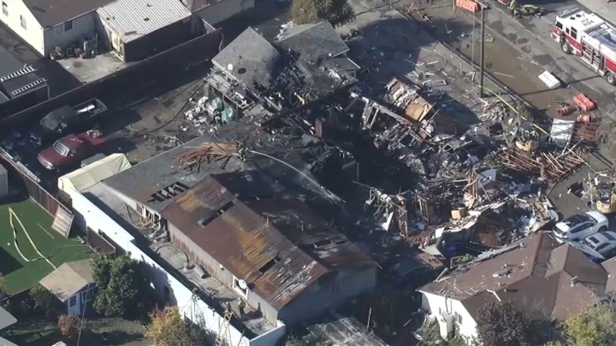 Firefighters respond to explosion, fire in Hayward – NBC 7 San Diego