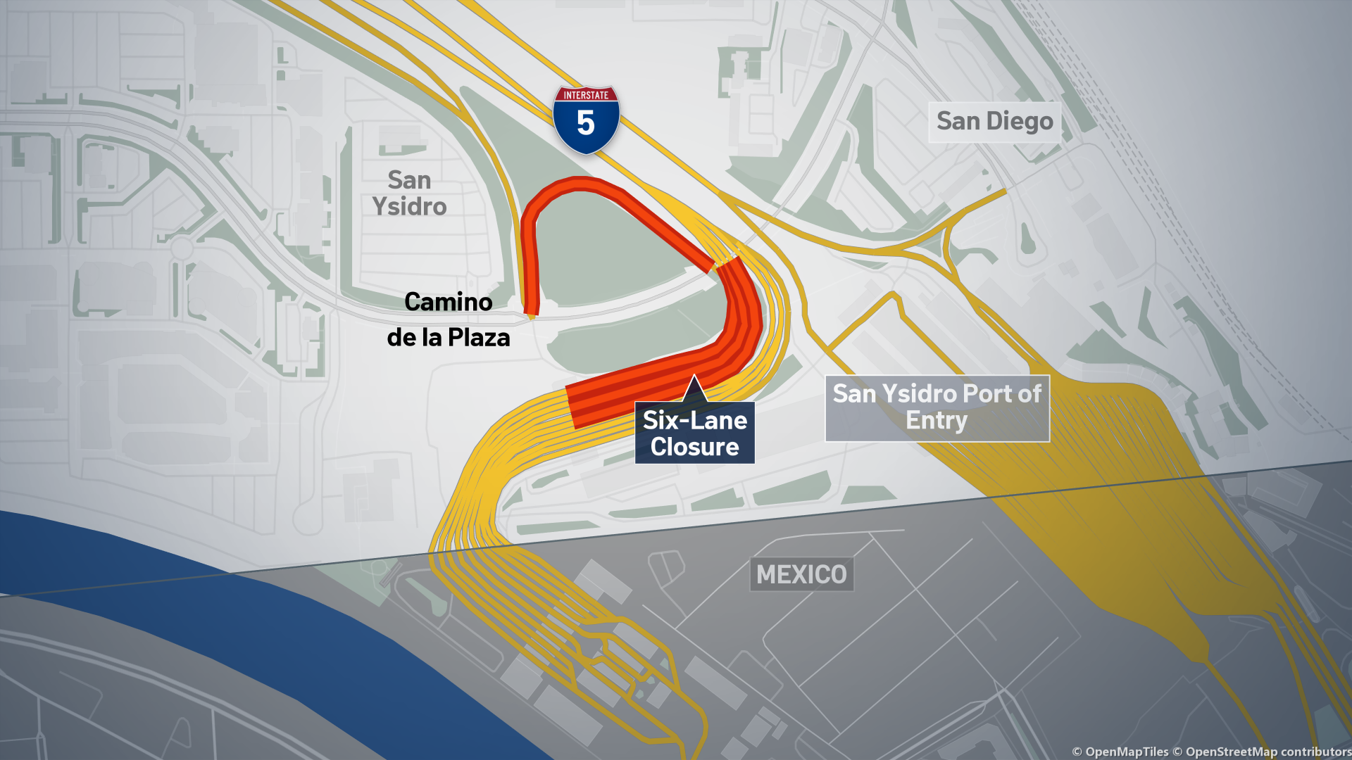Traffic delays expected on I-5 in San Ysidro due to construction – NBC ...