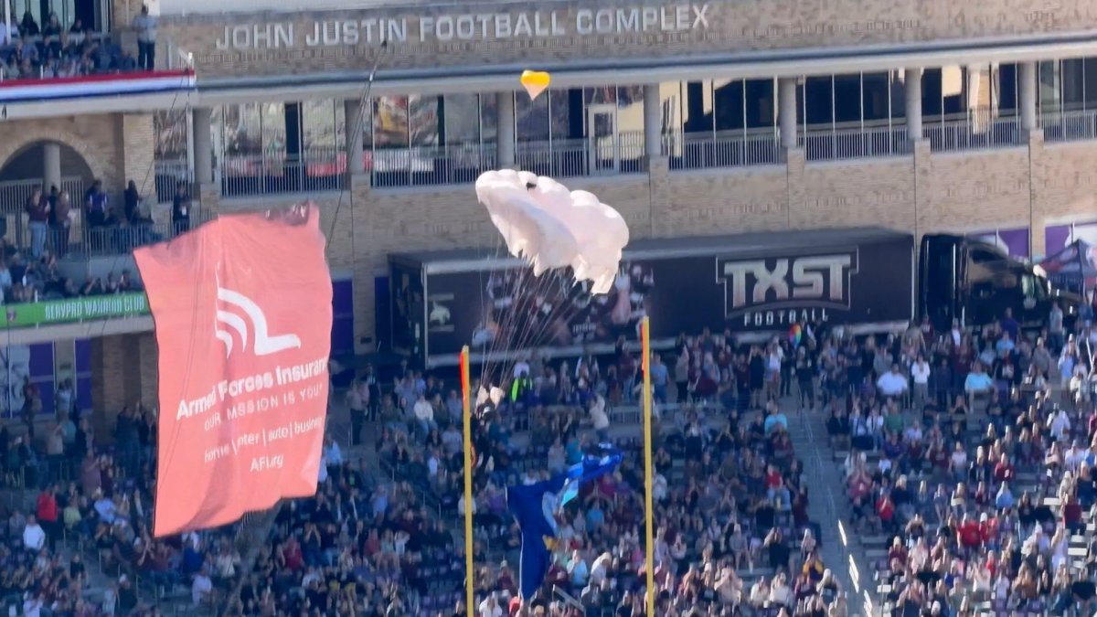 Parachutist unharmed after fall at Fort Worth’s Armed Forces Bowl – NBC ...
