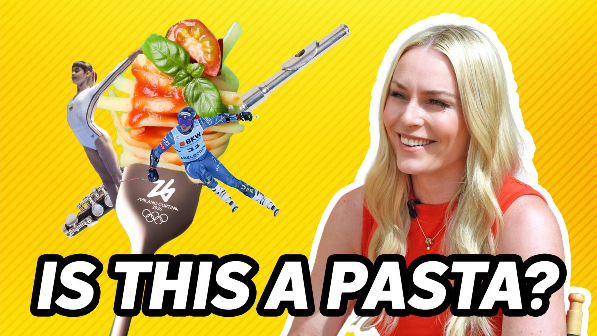 Can Lindsey Vonn guess the real Italian pasta names? – NBC 7 San Diego
