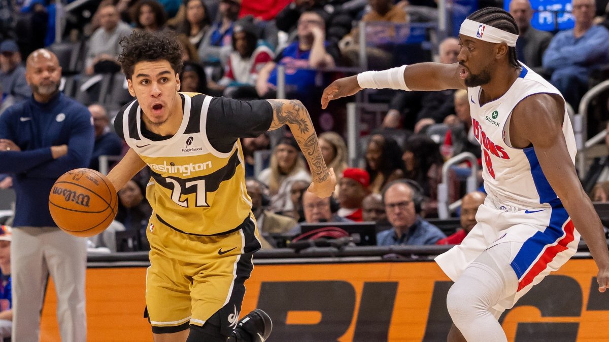 Washington Wizards upset Eastern Conference-leading Detroit Pistons on ...