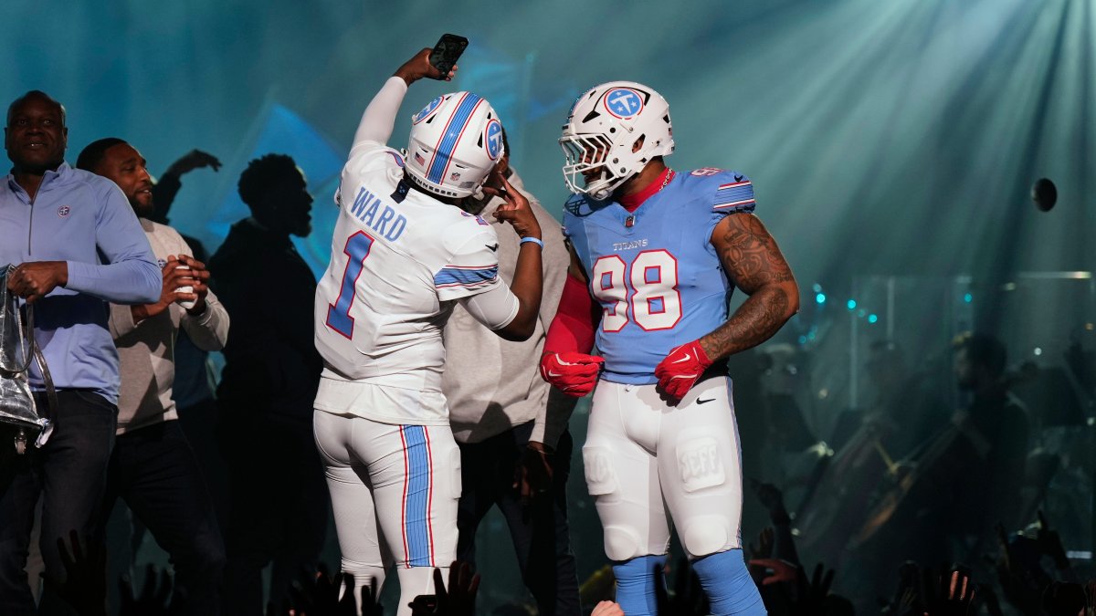Titans unveil new uniforms and logos ahead of 2026 NFL season – NBC 7 ...