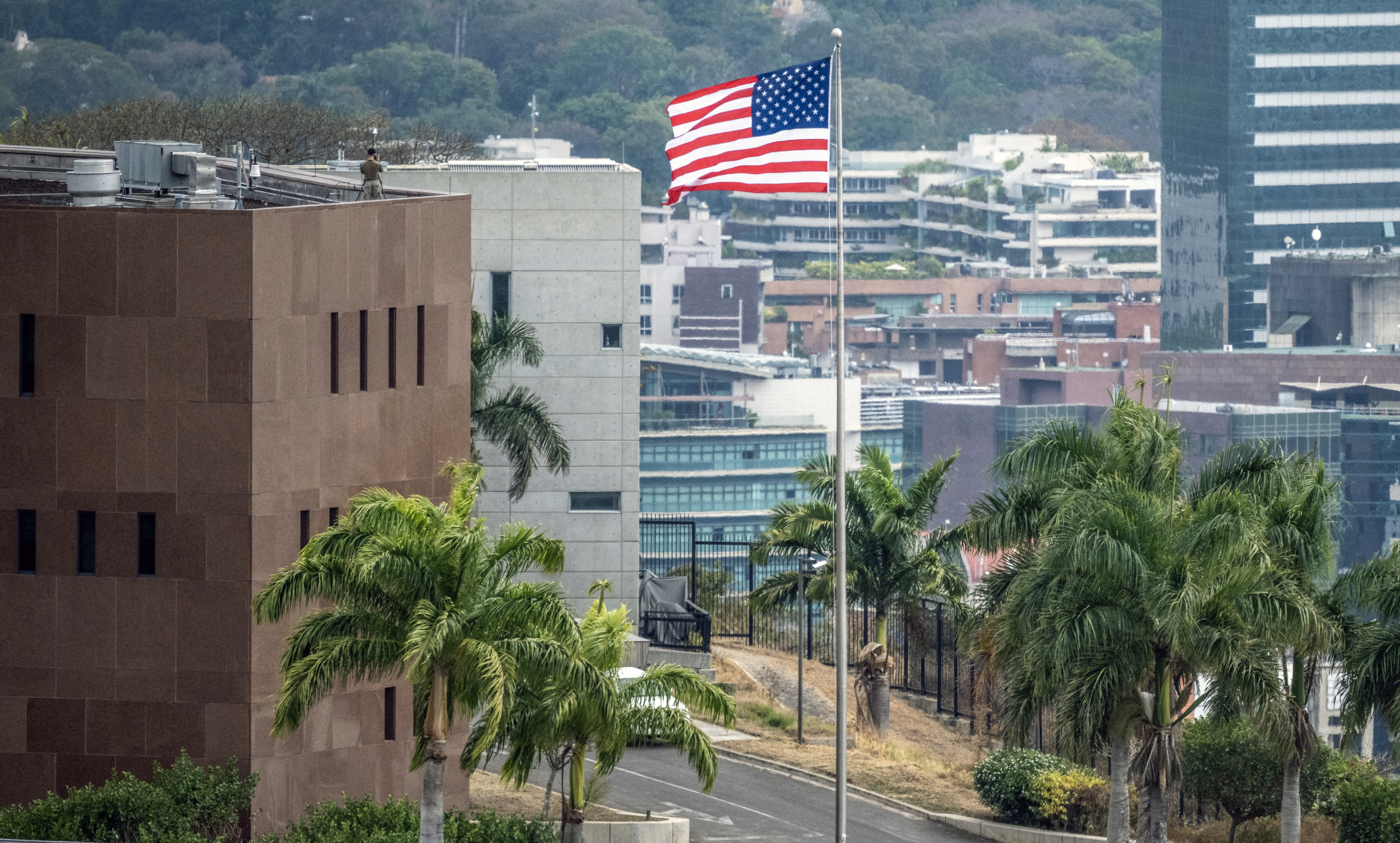 American flag raised at U.S. Embassy in Venezuela – NBC 7 San Diego