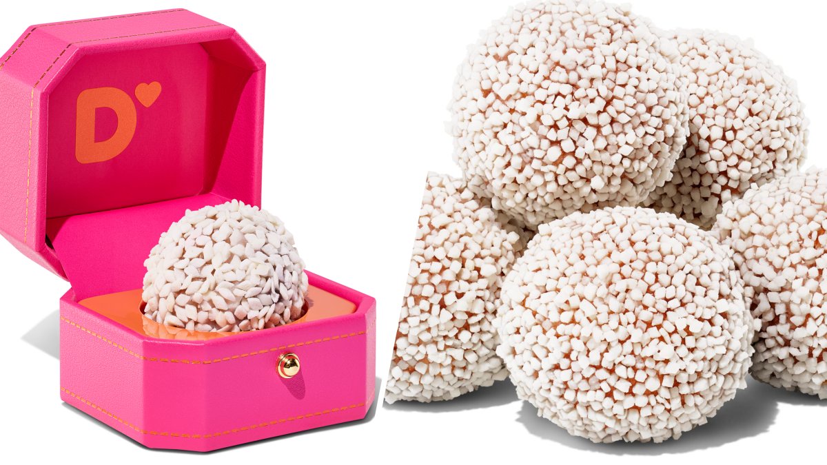 Dunkin’ giving away ‘I Dough’ ring boxes and Wedding Cake Munchkins ...