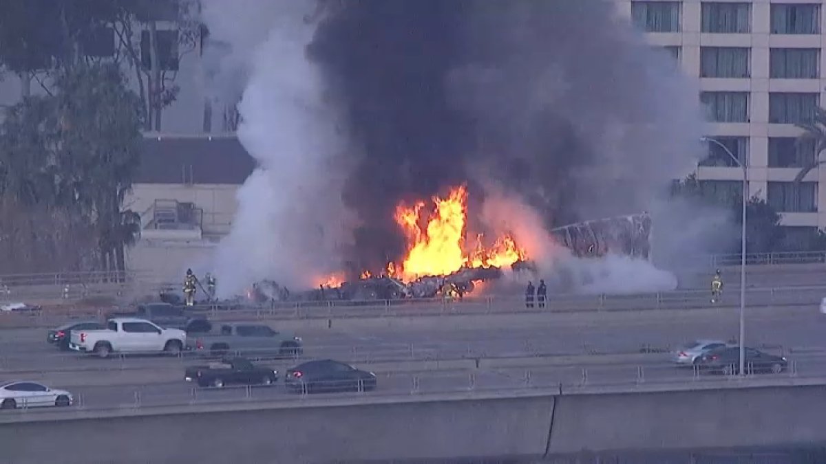 One dead after semi-truck catches fire on SB I-805 near I-8 – NBC 7 San ...