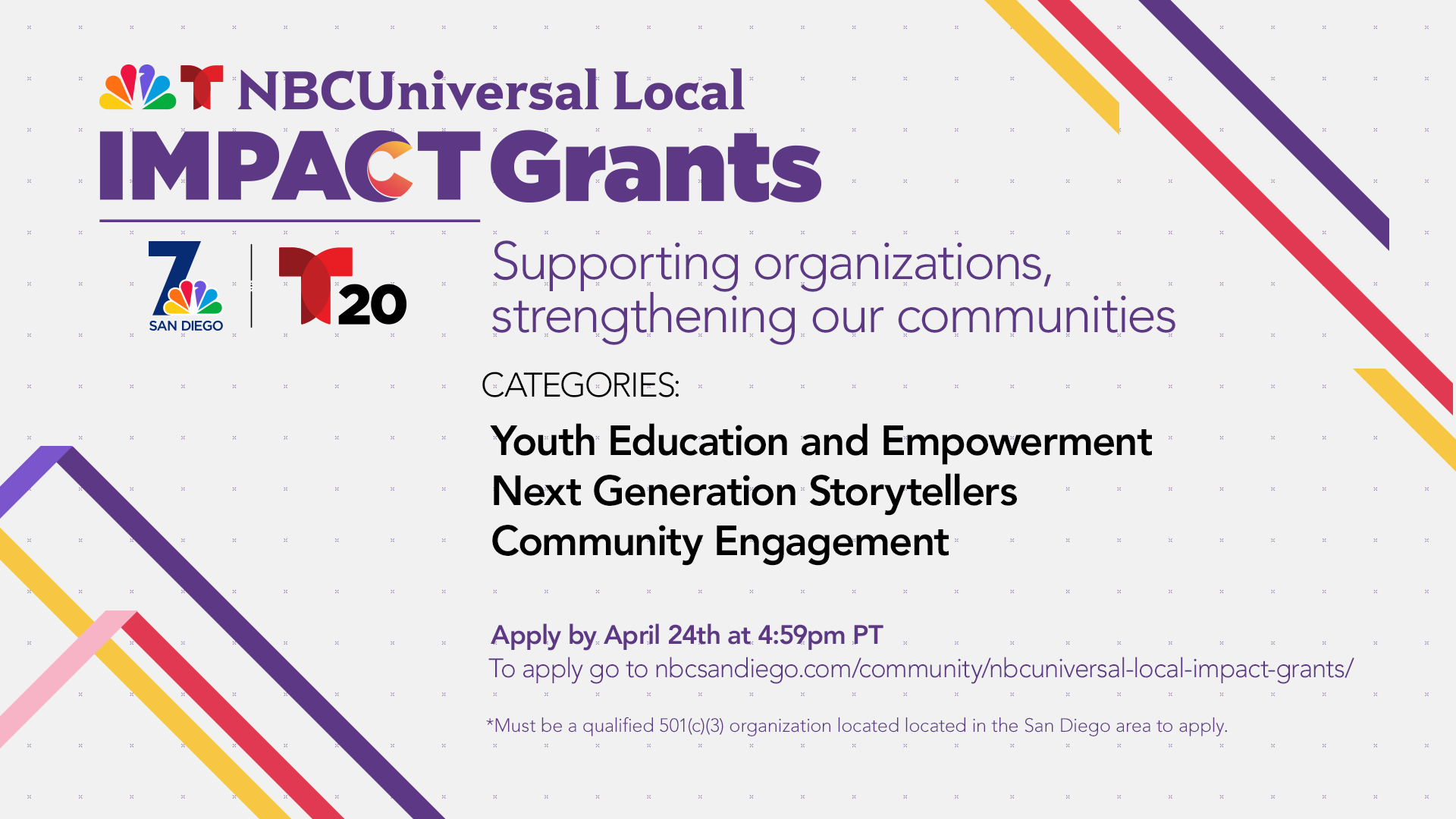 NBC 7 & Telemundo 20 Accepting Applications for NBCUNIVERSAL LOCAL ...