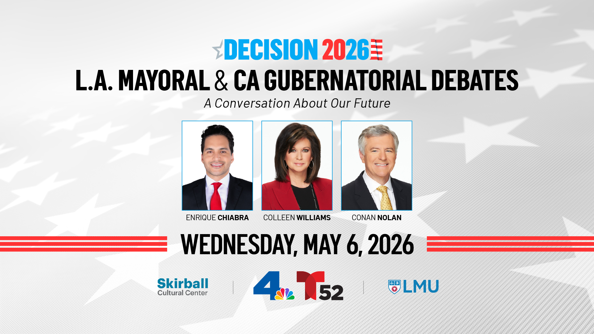 California governor candidates to meet in debate. How to watch – NBC 7 ...