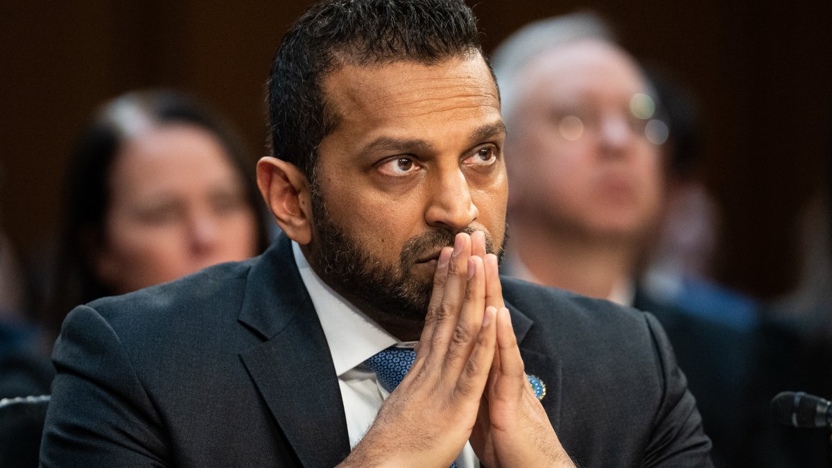 Kash Patel sues The Atlantic over alleging excessive drinking – NBC 7 ...