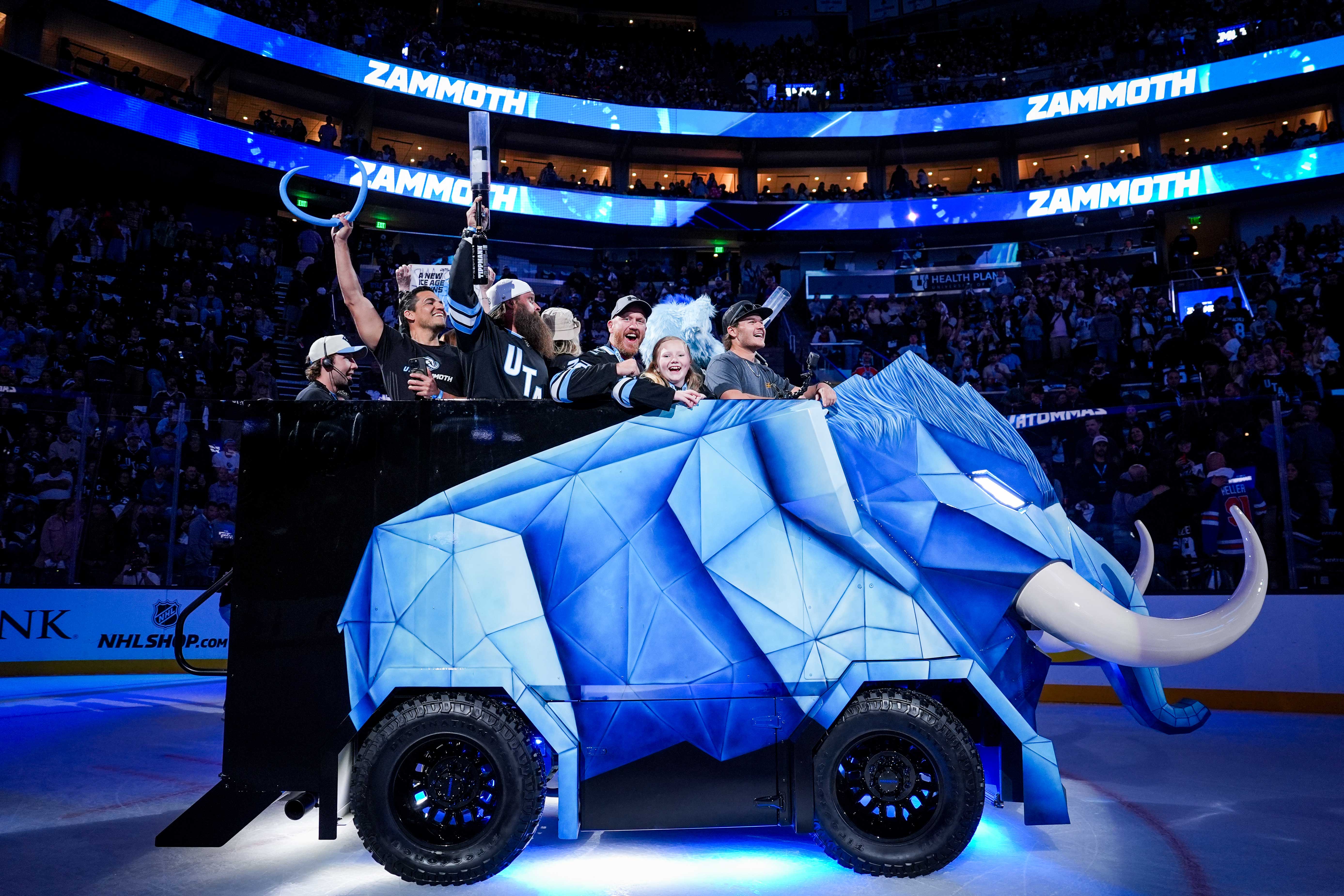 Meet the Zammoth: Utah Mammoth unveil NHL’s coolest zamboni – NBC 7 San ...